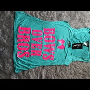 Tops | Nwt Bows Over Bros Cheer Shirt | Poshmark